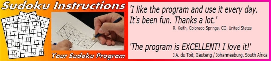 Sudoku Instructions Program Logo - ECstep