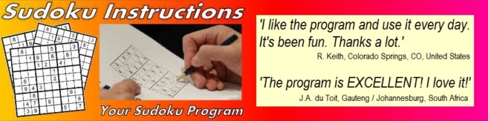 Sudoku Instructions Program - super program for you -ECstep